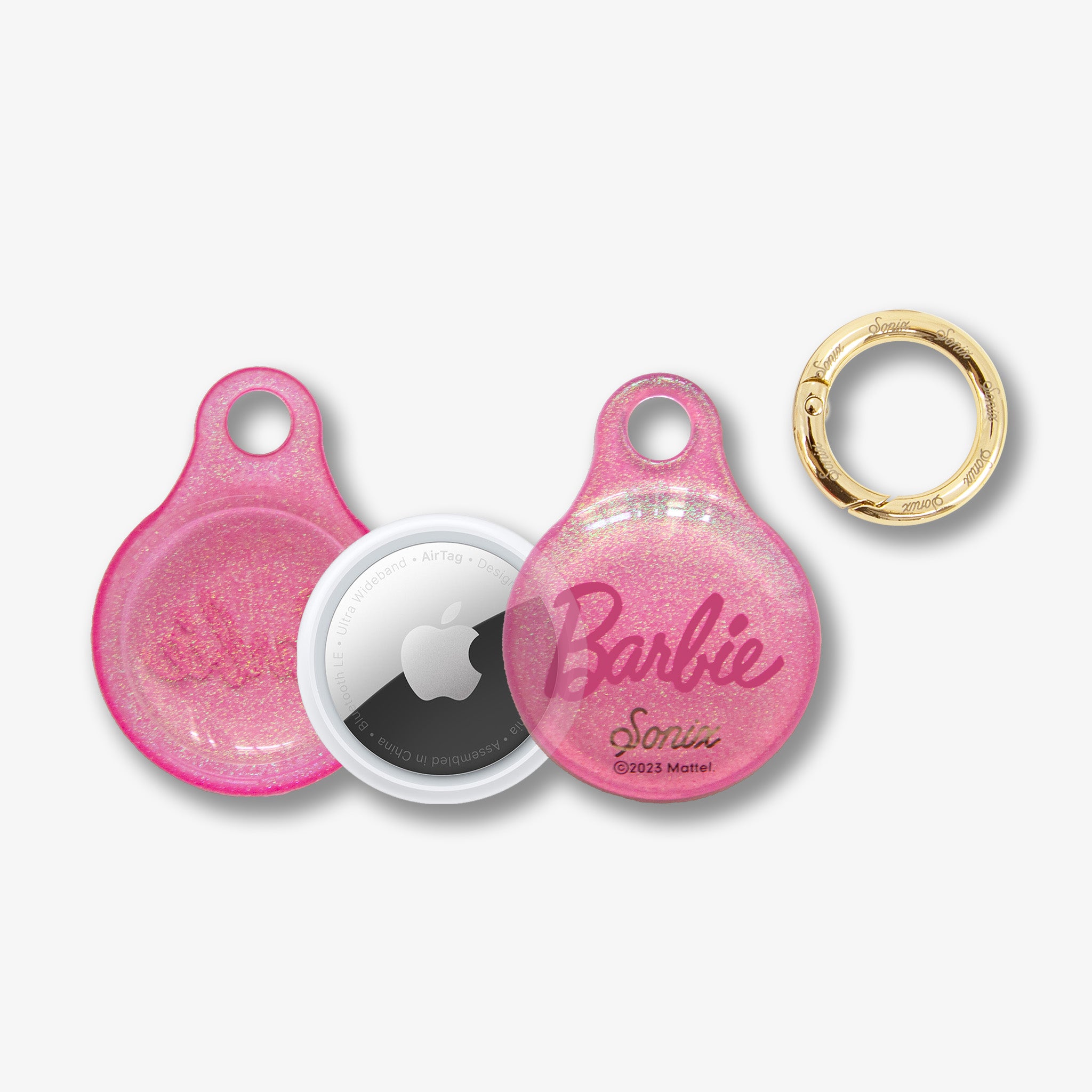 Iconic Barbie™ Pink Apple AirTag® Cover - Shop Sonix
