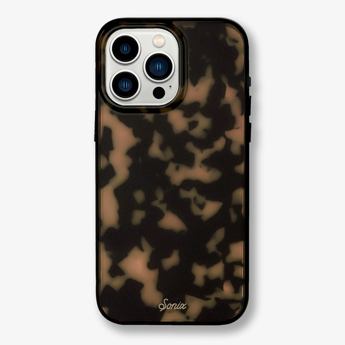 tortoise shell print phone case