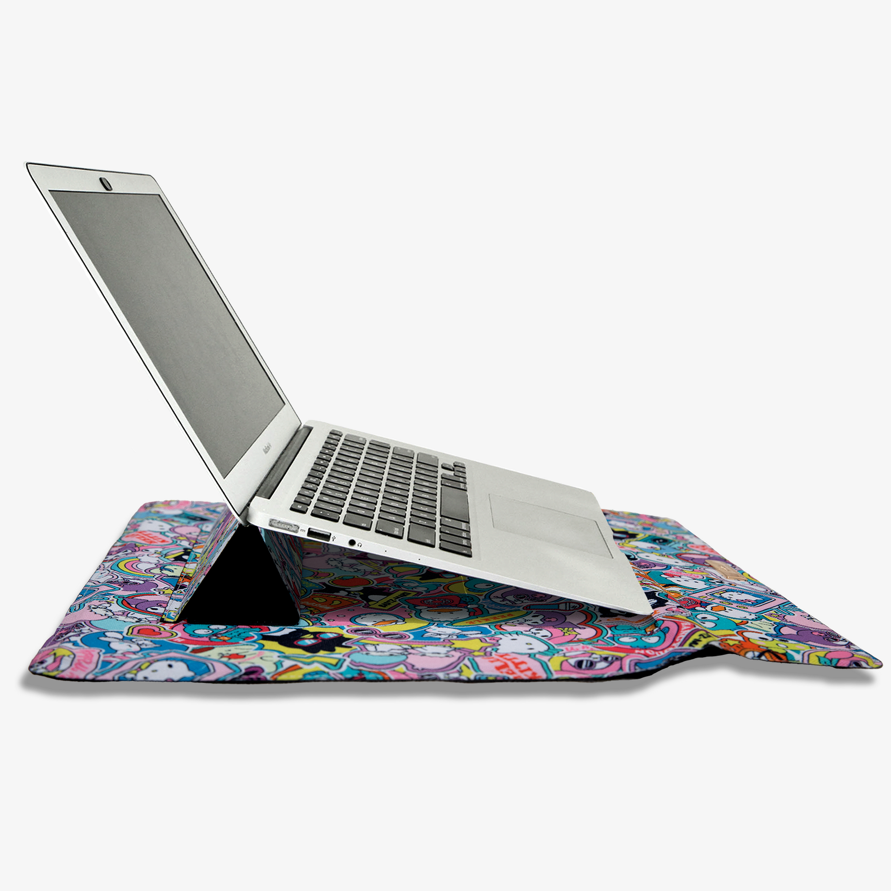 Foldable Laptop Sleeve - Hello Kitty® and Friends Stickers – Sonix